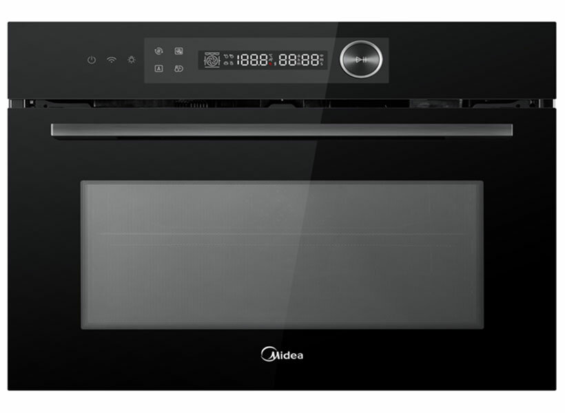 Электрический духовой шкаф Midea MCO82007MBG-I 60 см, 50 л, гриль и конвекция, черный