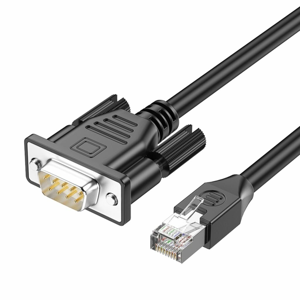 Кабель для подключения сетевого оборудования RJ45 к последовательному порту DB9 RS232, Шнур-провод