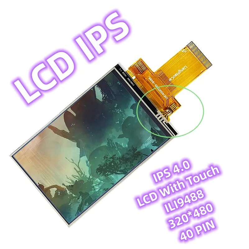 IPS дисплей 4.0 дюйма LiangHaoCai 320x480