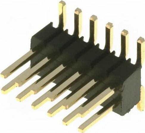 Штыревой разъем CONNFLY DS1031-08-2*6P8BS-4-1 "папа" PIN 12 вертикальный 1,27мм 1 шт