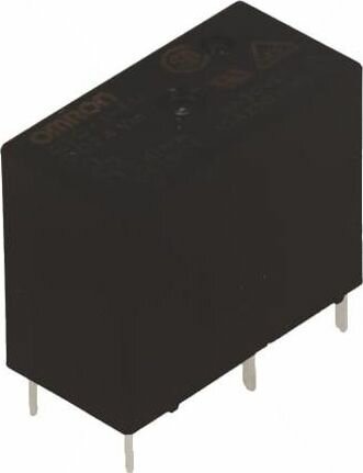 Реле OMRON G5Q-1-EU DC24 электромагнитное SPDT Uобмотки 24ВDC 10A/250ВAC 400мВт монтаж PCB 1 шт