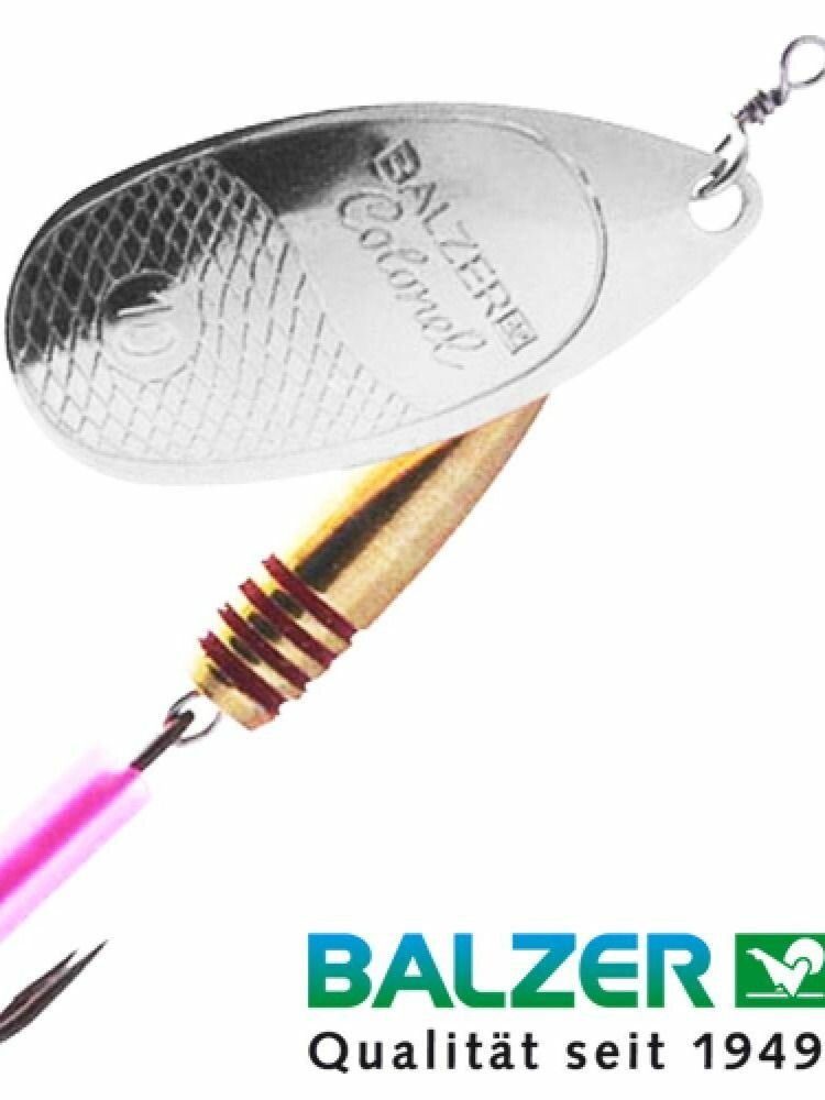Набор-вращающаяся блёсен BALZER Colonel Metallica rotating 5гр Silver-5шт