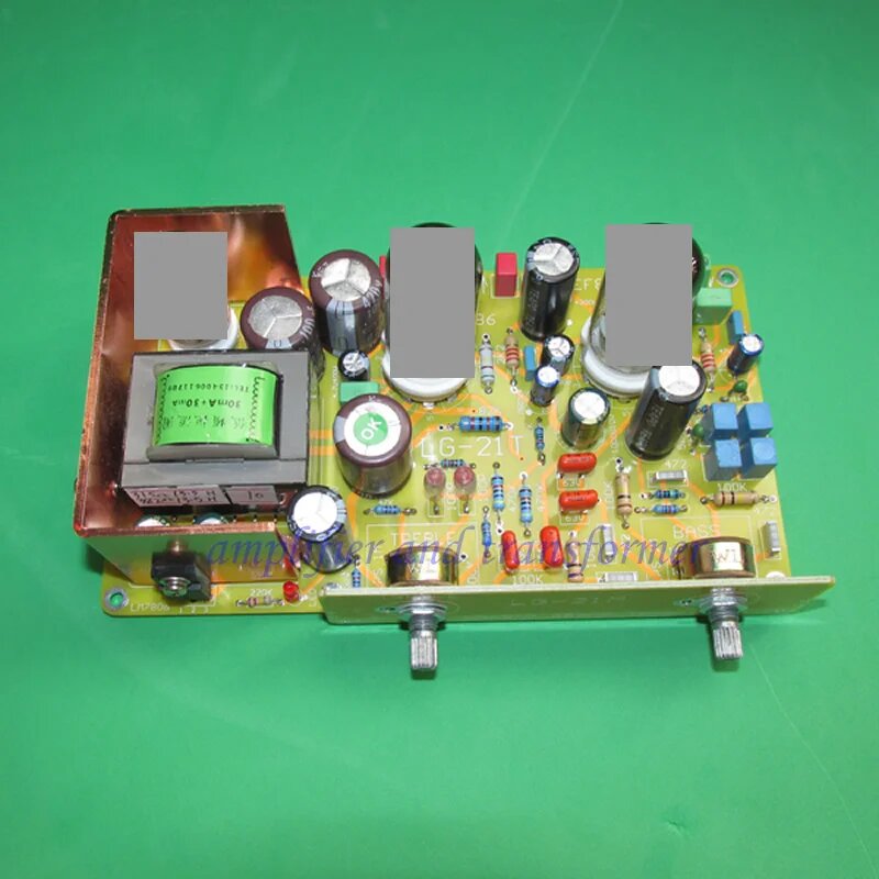 Тональная плата Baxandall EF86/6J8, Цвет: no tubes
