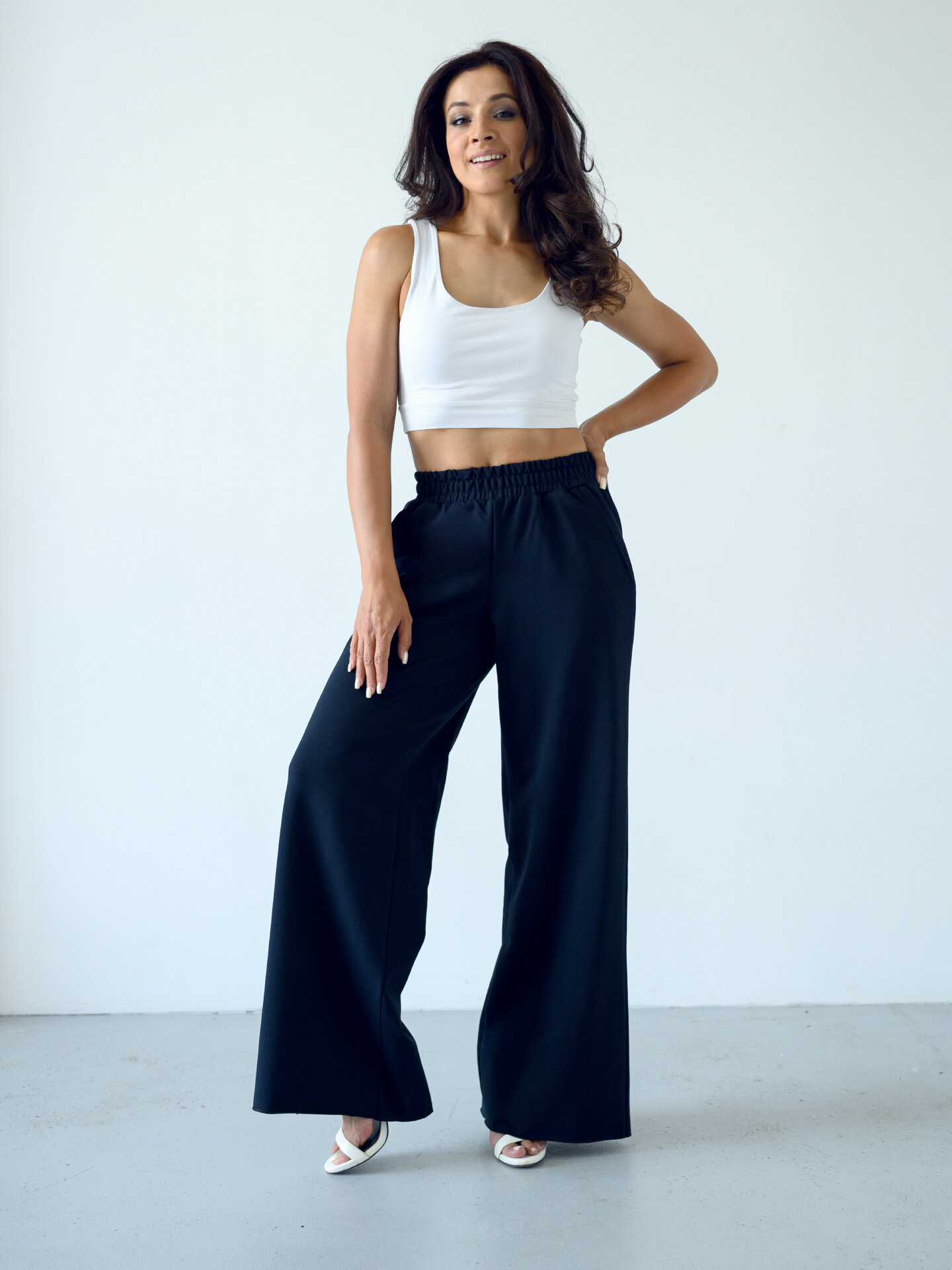 Брюки палаццо