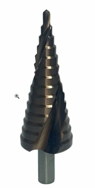 Сверло ступенчатое 4-30x14 ступеней росомаха