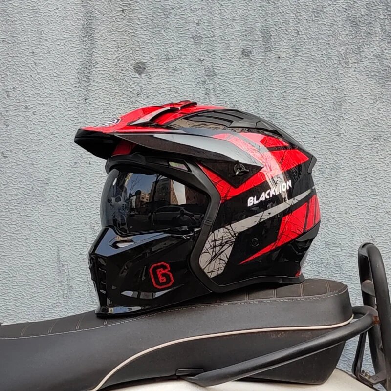 Moto крест шлем гоночный moto rcycle шлем DOT appproved Байк moto шлем Черный, M, 18
