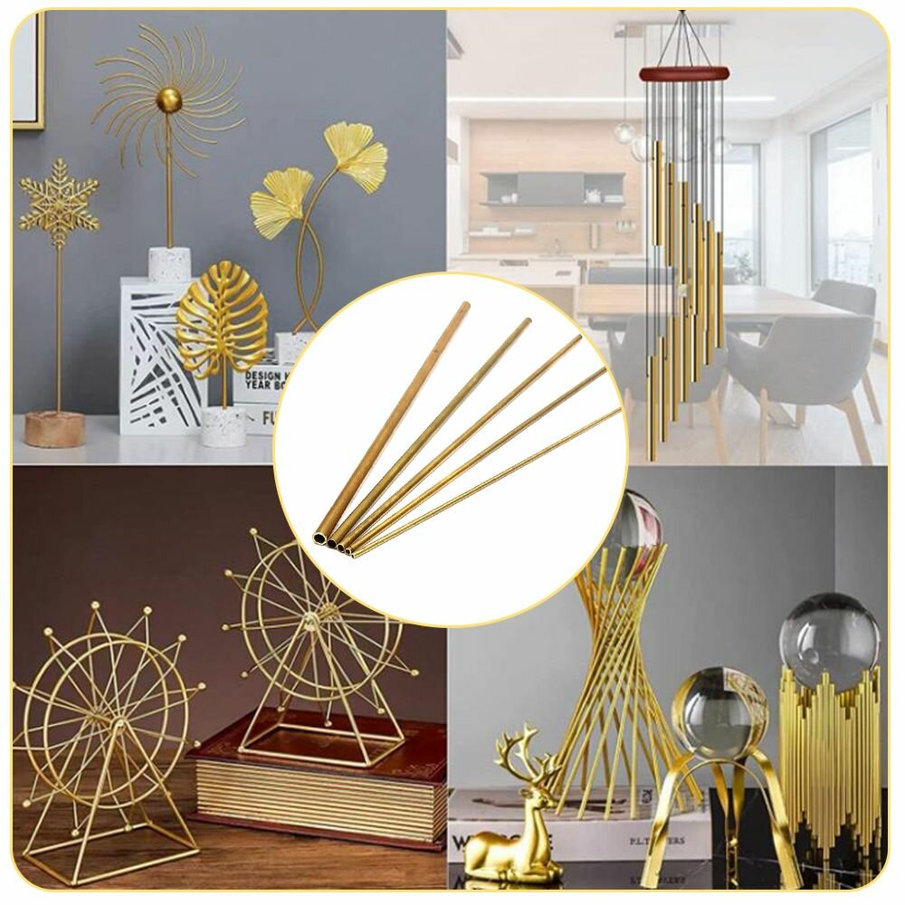 Тканая латунная трубка тормозная медная-Толщина стенки 0,5 мм Длина 300 мм. Диаметр 2-15 мм