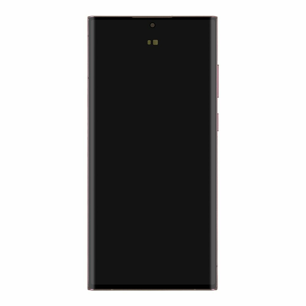 LCD дисплей для Samsung Galaxy S22 Ultra SM-S908 в рамке (бордовый) 100% OR