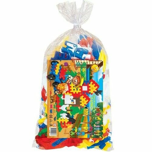 Конструктор Полесье "Семья" в мешке, 120 деталей (4833)