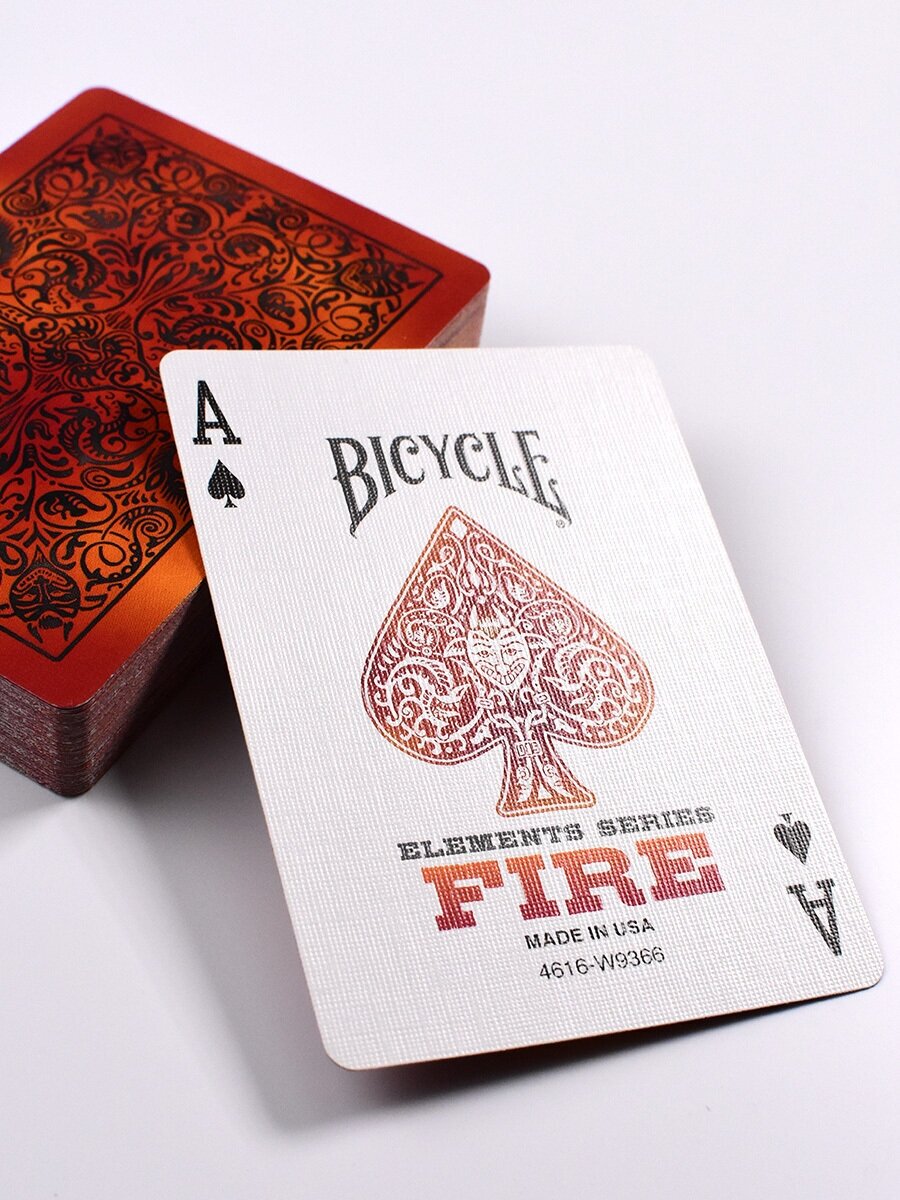 Bicycle Fire, игральные карты из серии "Elements" — фото 1