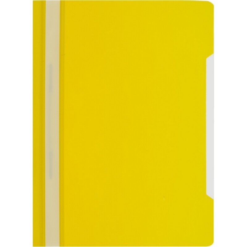 Папка скоросшиватель Attache A4, 100/120, желтый, 10 штук, Economy (993236)