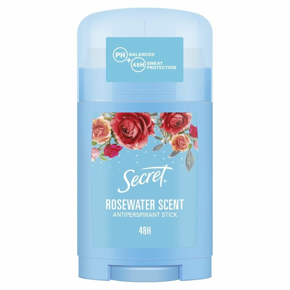 Твердый антиперспирант Secret Rosewater scent 40 мл (81770193)