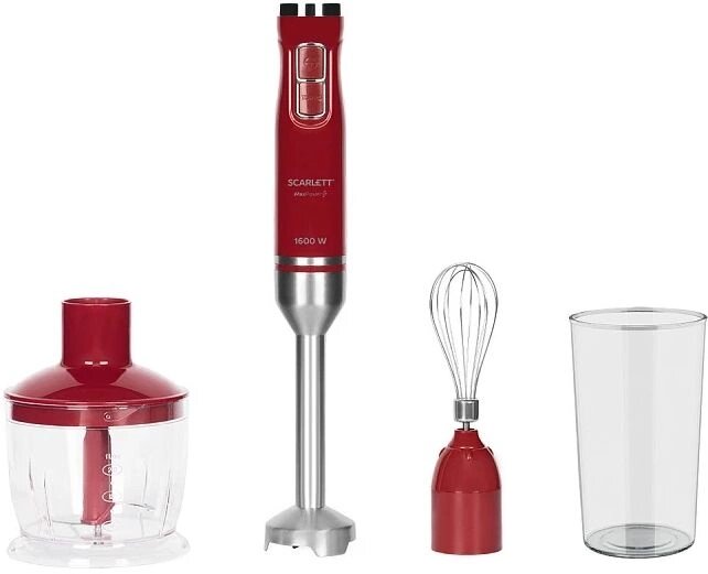 SC-HB42F68 / Блендер Scarlett SC-HB42F68, погружной, красный
