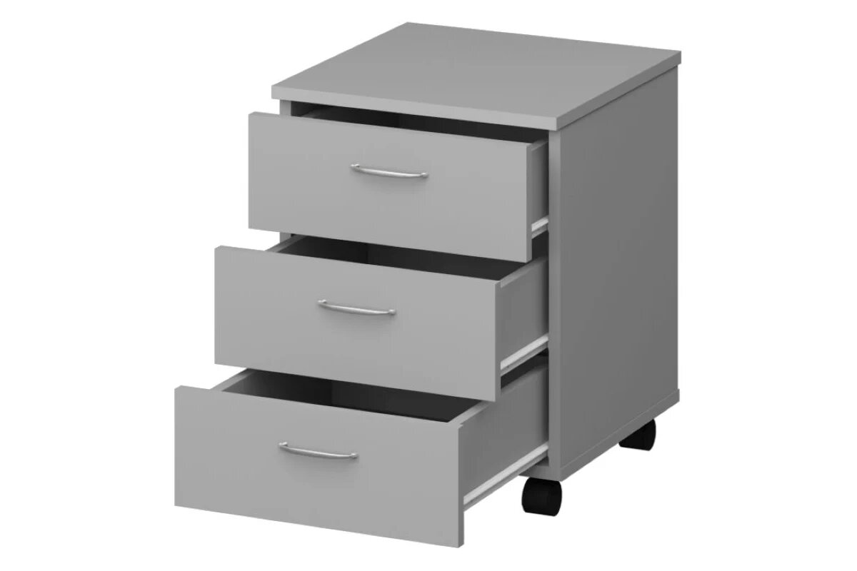 Комфорт-Питер Тумба выкатная Бюджет 2556-Р (402952) 030 Серый 2556-Р.030