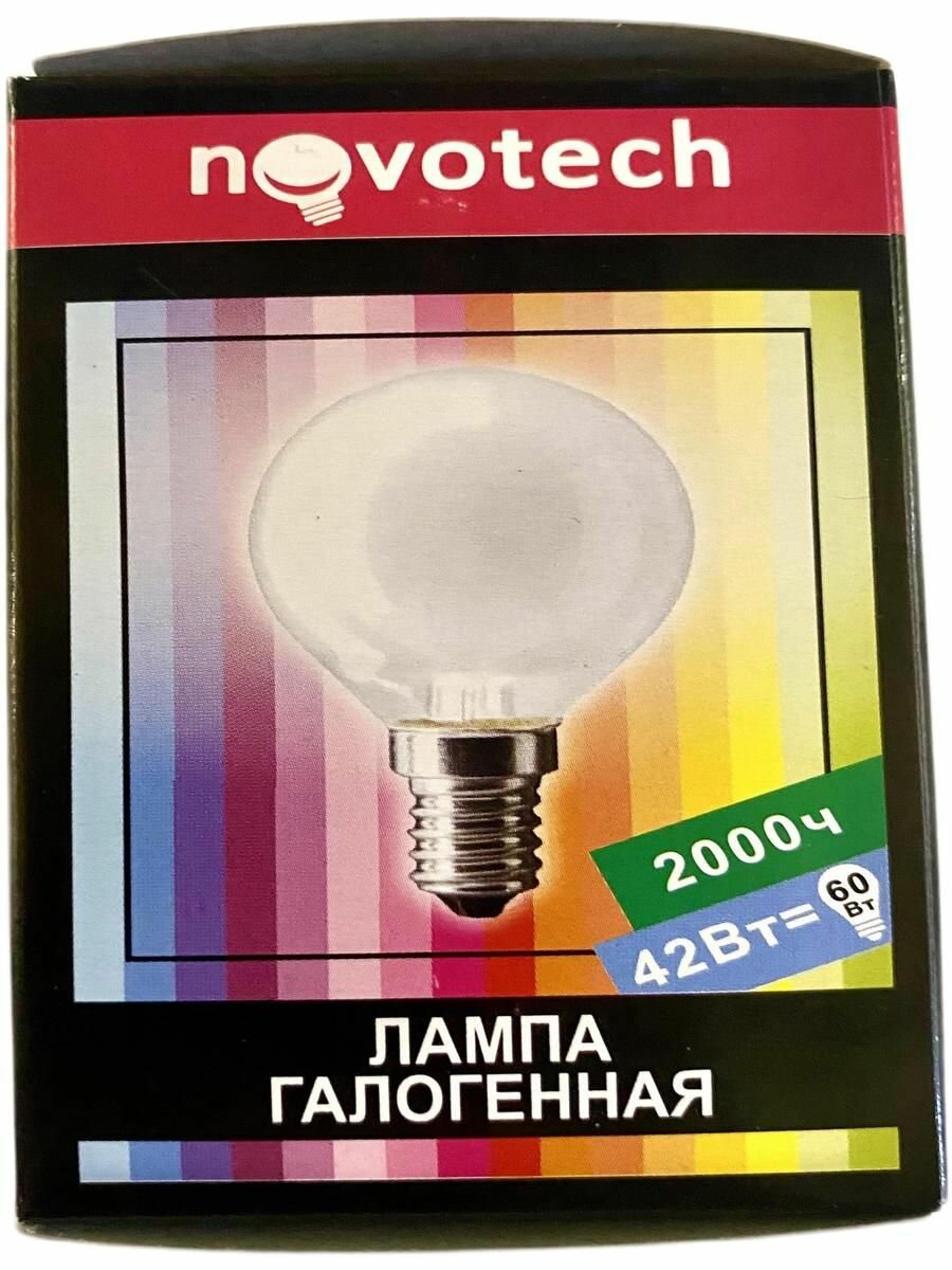 Novotech Лампочка E14 2700k 42w( 60w) 220v 80*45 матовая 456026(3 штуки в комплекте)