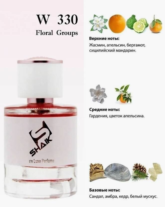 Shaiik PLATINUM W 330 Floral Groups Парфюмерная вода 50мл Женская