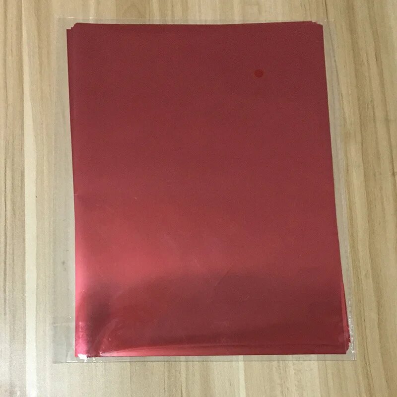 Фольгированная бумага для горячего тиснения PLLCUTE Print002 50 шт. Красный, Red