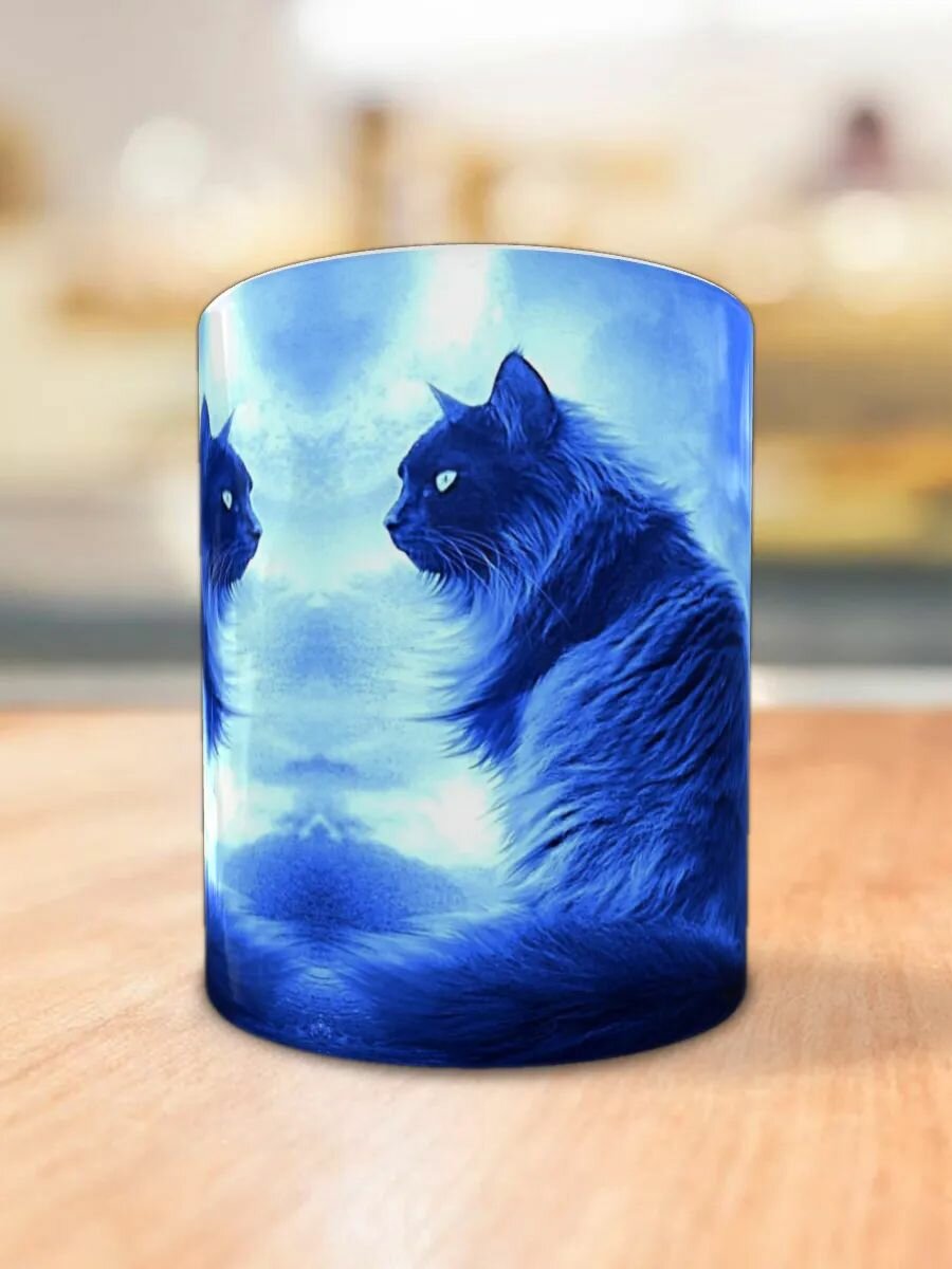 Кружка "Зеркальный кот"