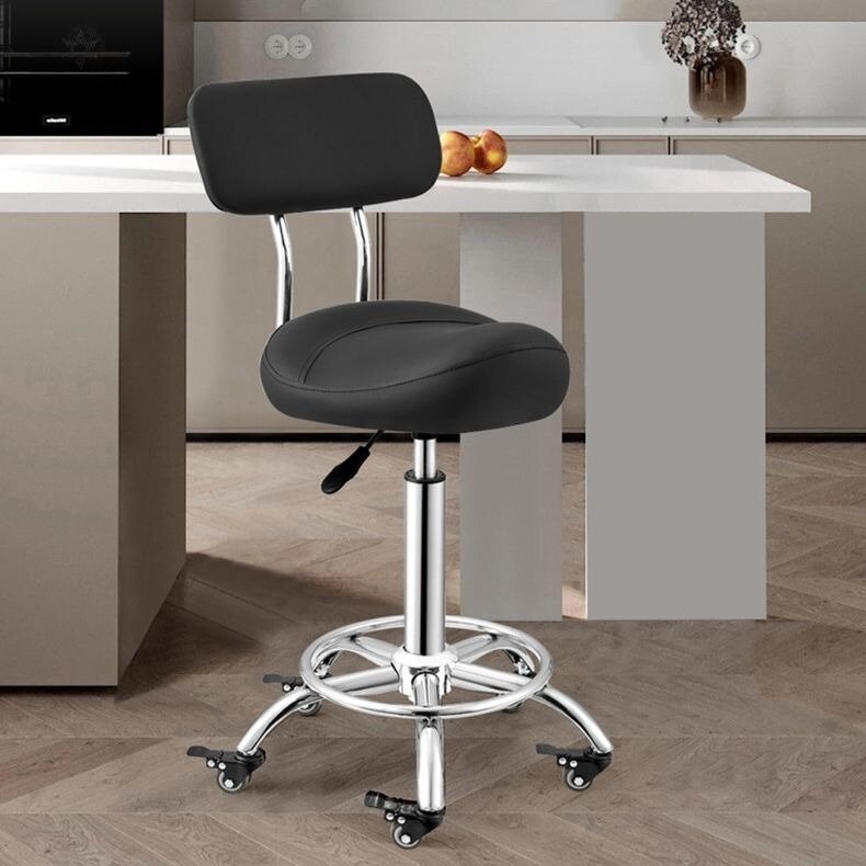 Стул мастера для салона красоты, экокожа, максимальная нагрузка 140 кг