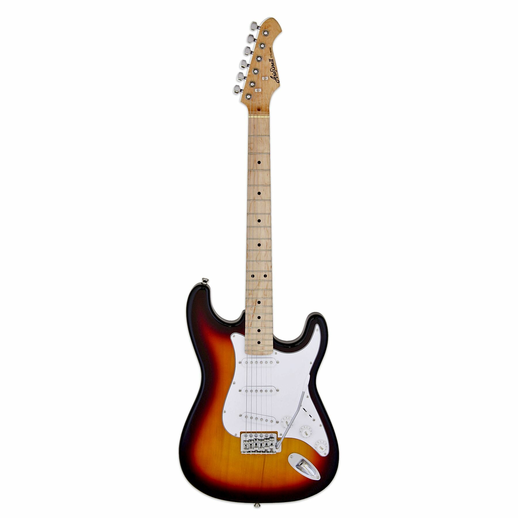 Электрогитара Aria Pro II STG-003/M 3-Tone Sunburst 6-струнная, 22 лада, для правшей, мензура Fender