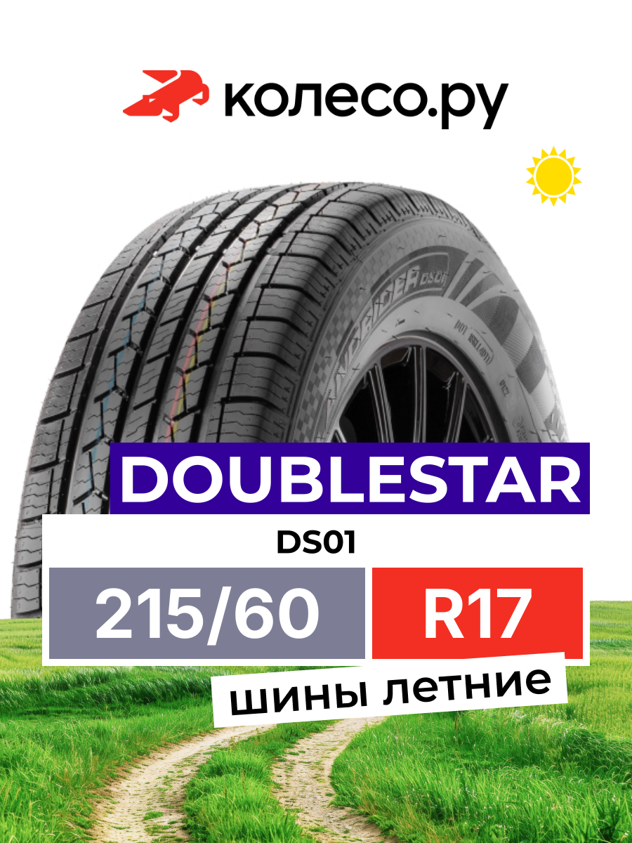 Шины летние ДаблСтар DS01 215/60 R17 100H нешипованная летняя резина