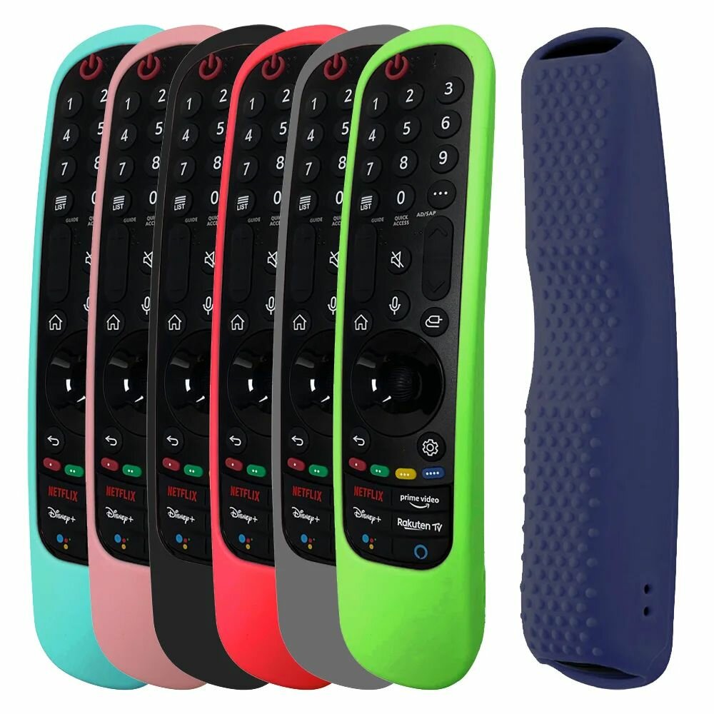 Силиконовый чехол для пульта дистанционного управления LG Smart TV, противоударный, с подсветкой, модель 2021 года MR22GA MR21GA MR23GA MR24GA