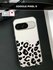 Чехол на Google Pixel 9 / Гугл Пиксель 9 с принтом "Окрас леопарда фон черный", ...