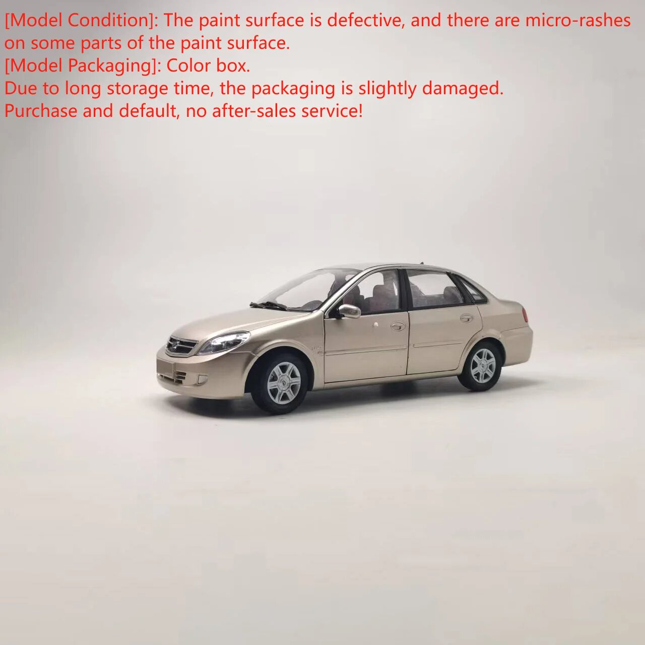 WELLY Лифан 520 металлическая модель автомобиля 1:18 Defevtive