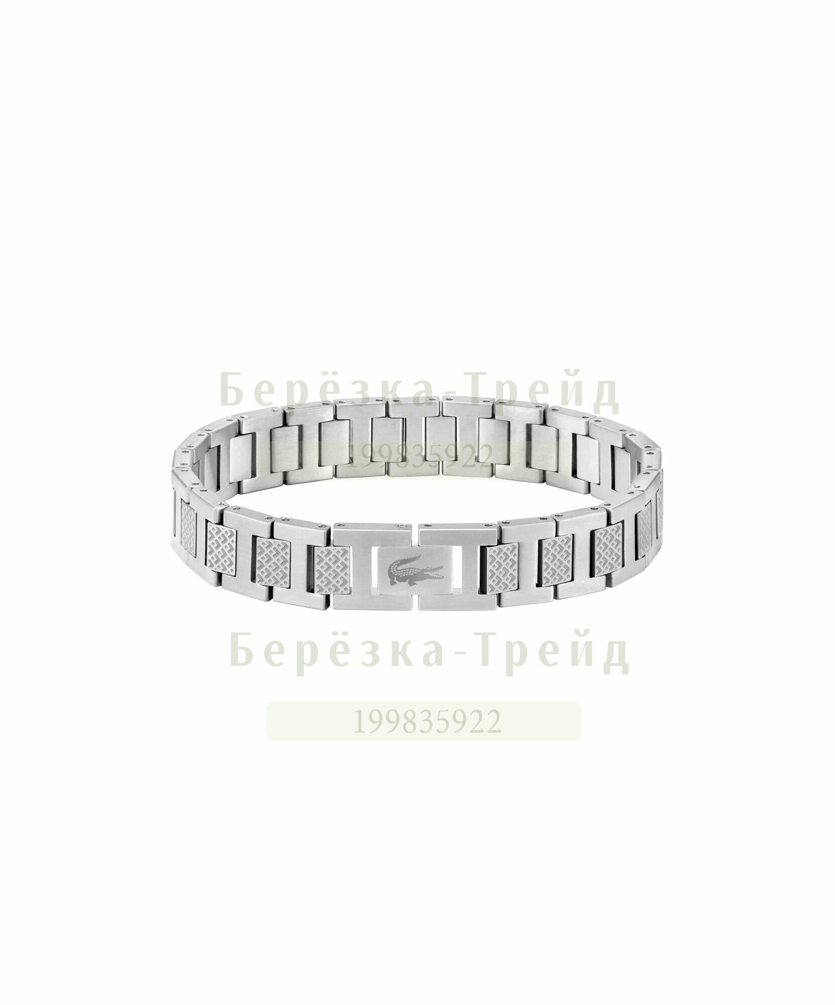 Браслет-цепочка , для мужчин и женщин, 21см, серебристый, Титановый сплав