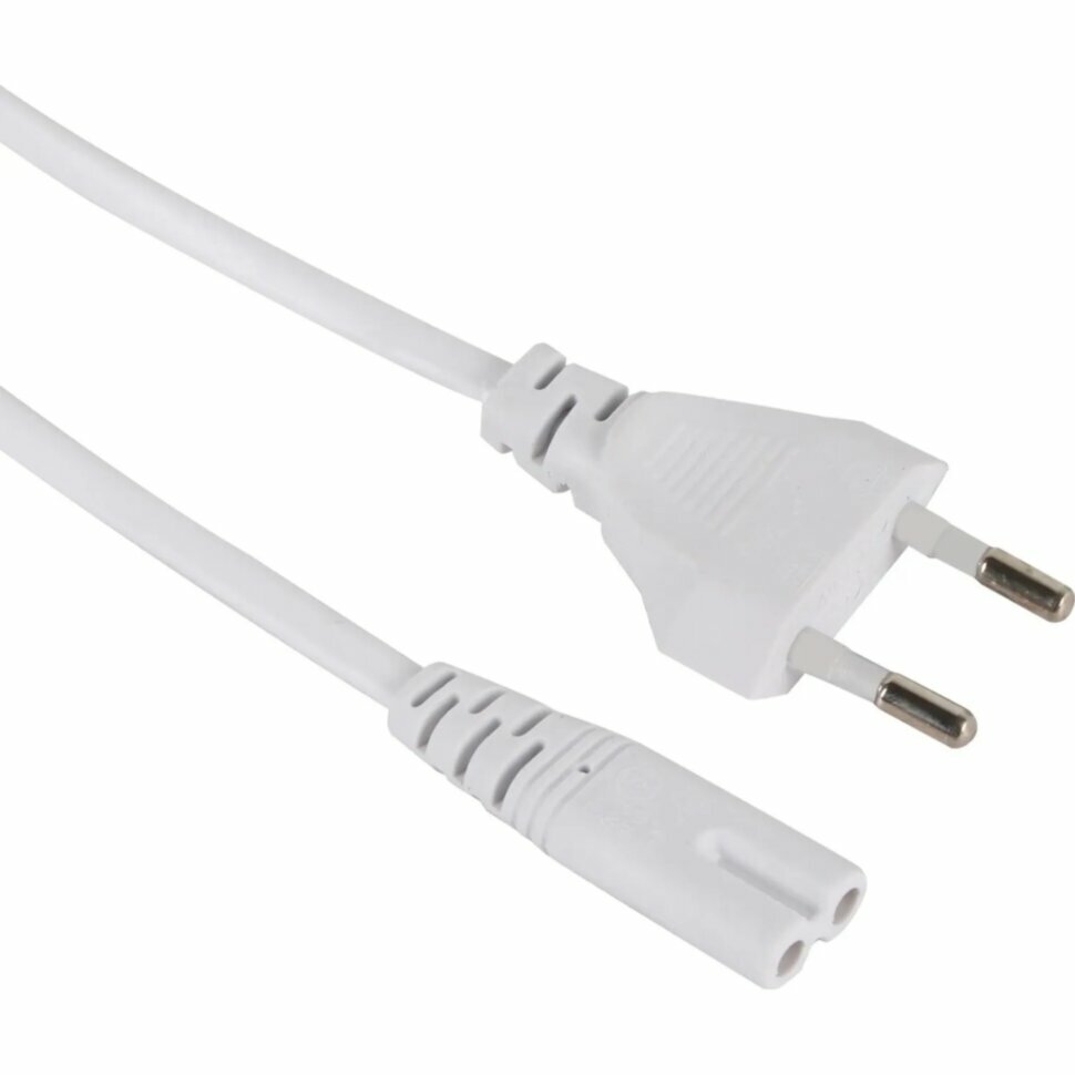 Кабель для аудио-видео IEC-320-C7, 2-pin 3m , белый, iOpen
