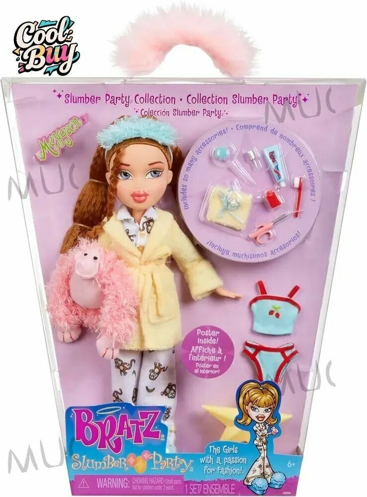 Братц пижамная вечеринка Мейган Bratz Slumber Party Meygan
