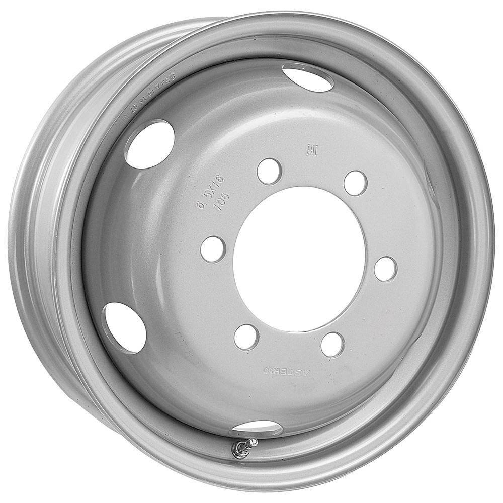 Колесный диск Asterro TC16123A Газель, Соболь NN 1600кг 6.5x16 6x170 ET106 D130 Silver