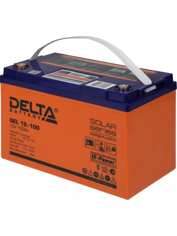 Аккумуляторная батарея DELTA Battery GEL 12-100 12В 100 А·ч