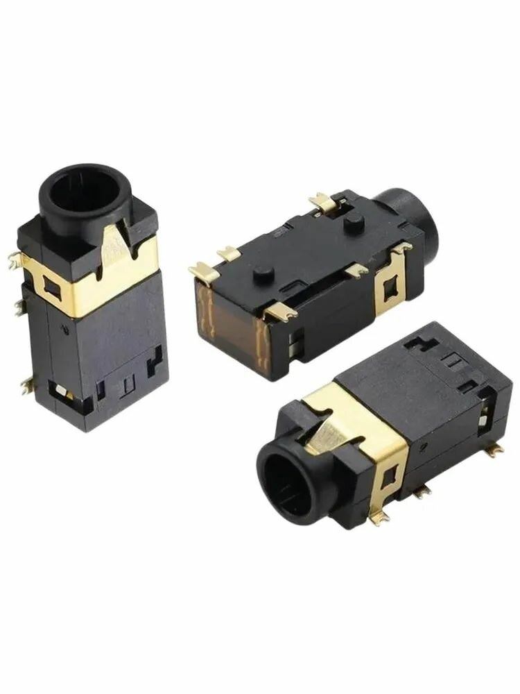 10 шт PJ-342B SMD 3,5 мм гнездо для подключения аудиоразъема с 6-контактным разъемом