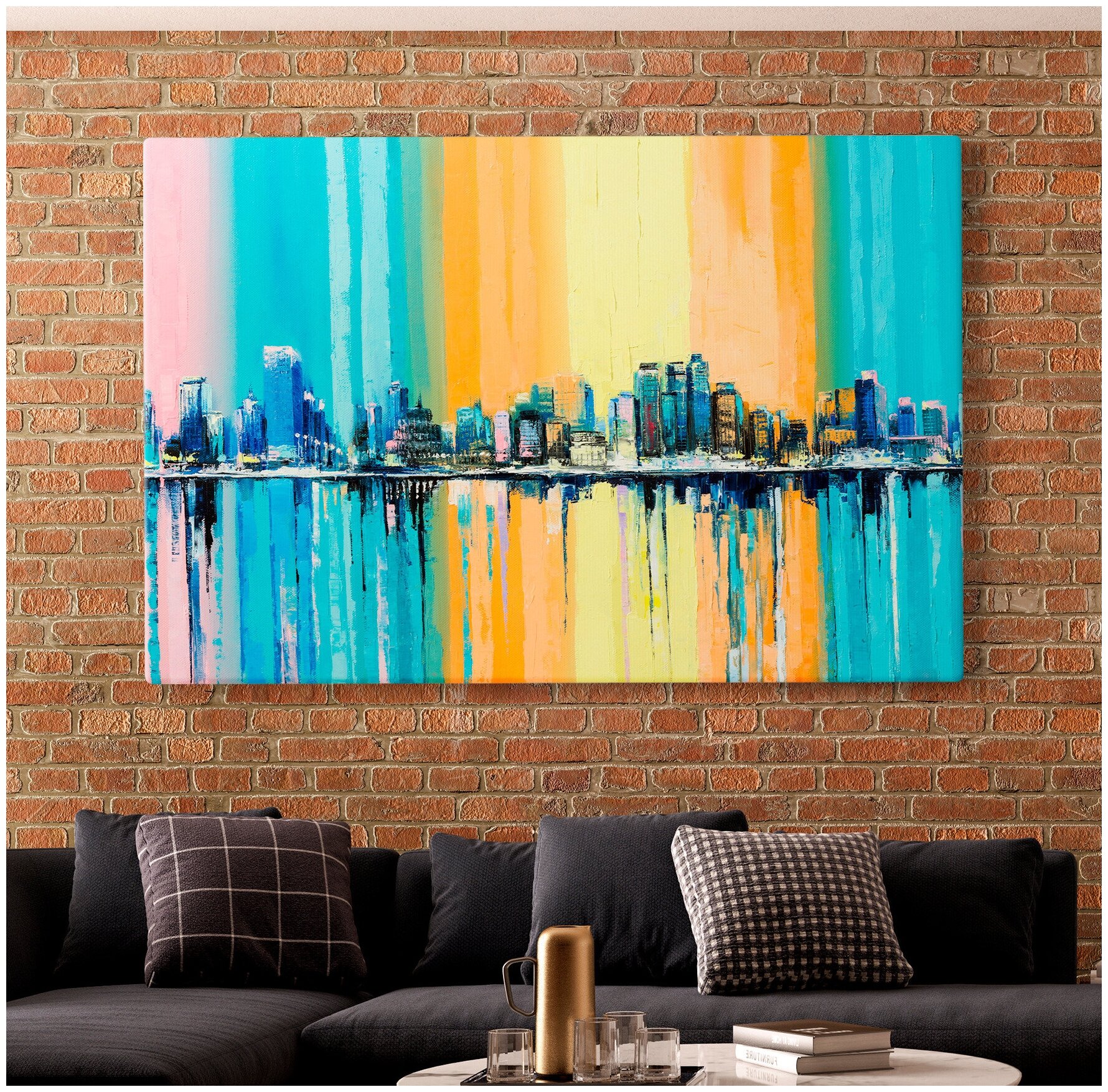 Картина на стену большая на холсте интерьерная