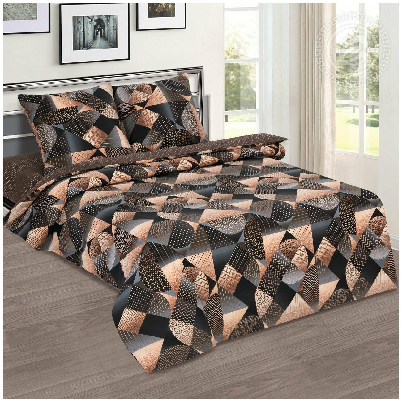 Постельное Белье 2-спальное «Неаполь арт. 904» из Поплина