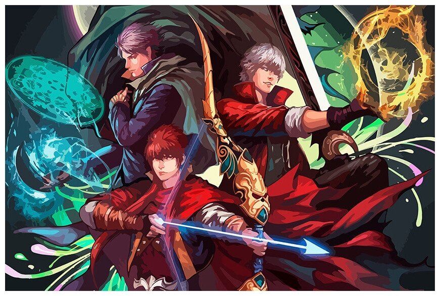 Картина по номерам на холсте игра Devil May Cry 5831