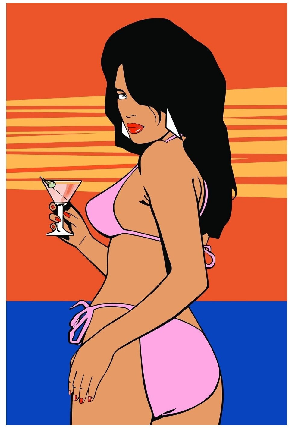 Картина по номерам на холсте GTA 5 - 7 40 x 60