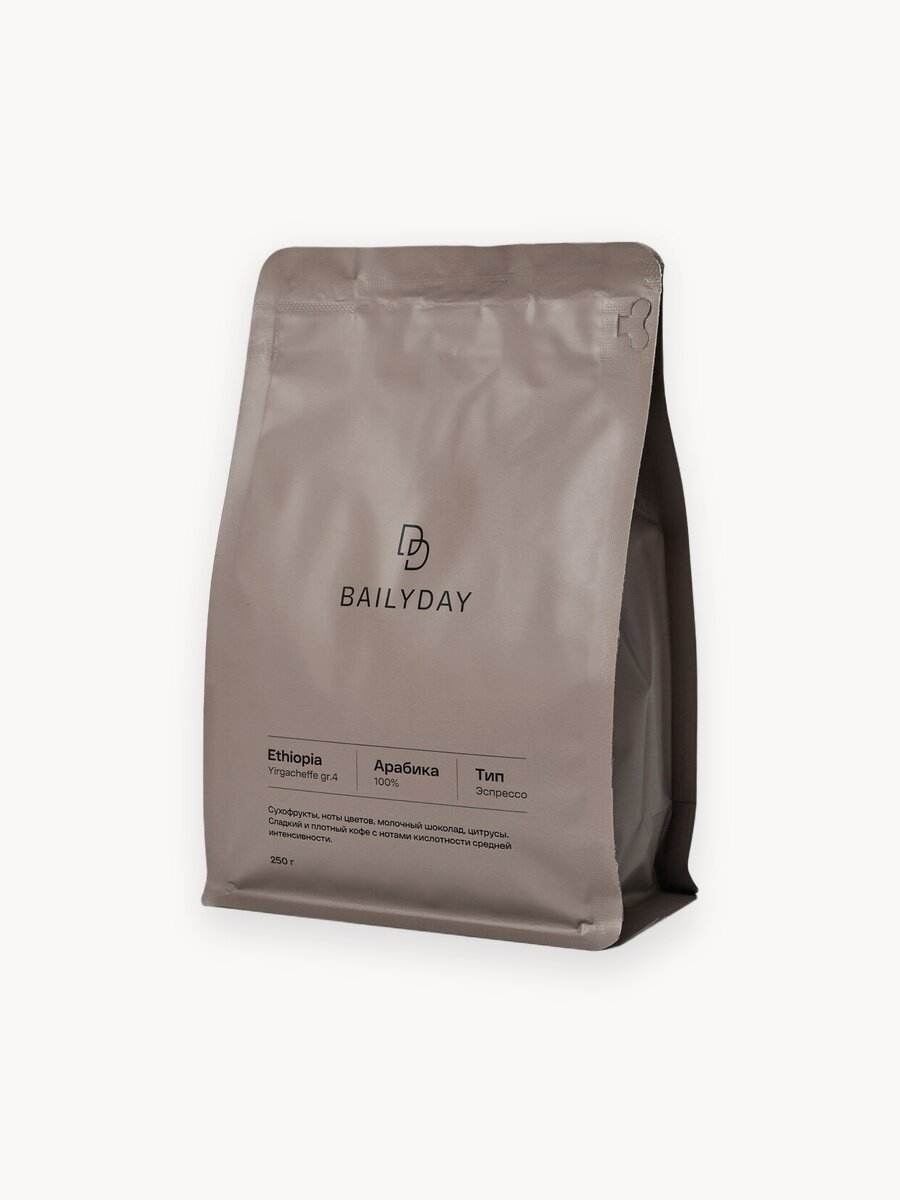 Кофе в зёрнах Bailyday Иргачефф 250 г