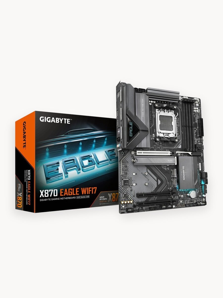 Материнская плата Gigabyte X870 EAGLE WIFI7, AM5, AMD X870, ATX, RTL (X870 EAGLE WIFI7)