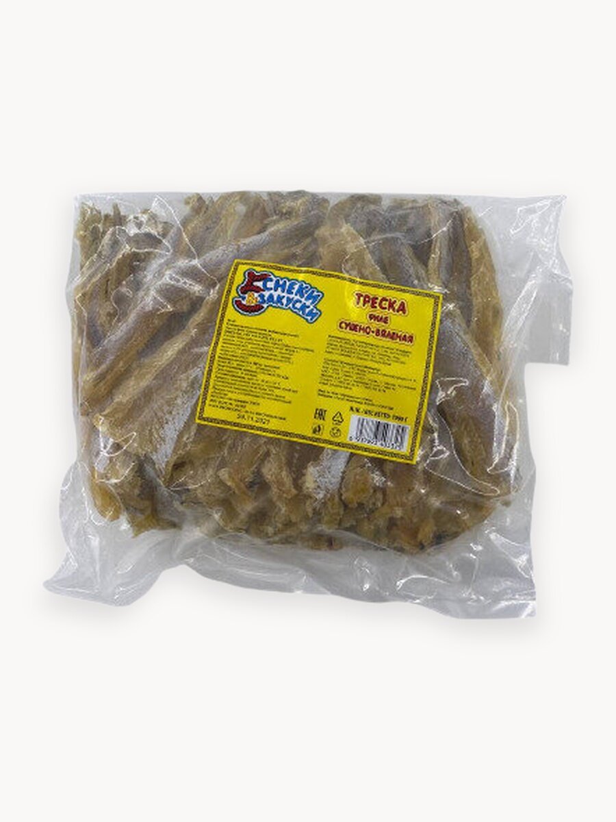 Треска сушено-вяленая филе , 1 кг.