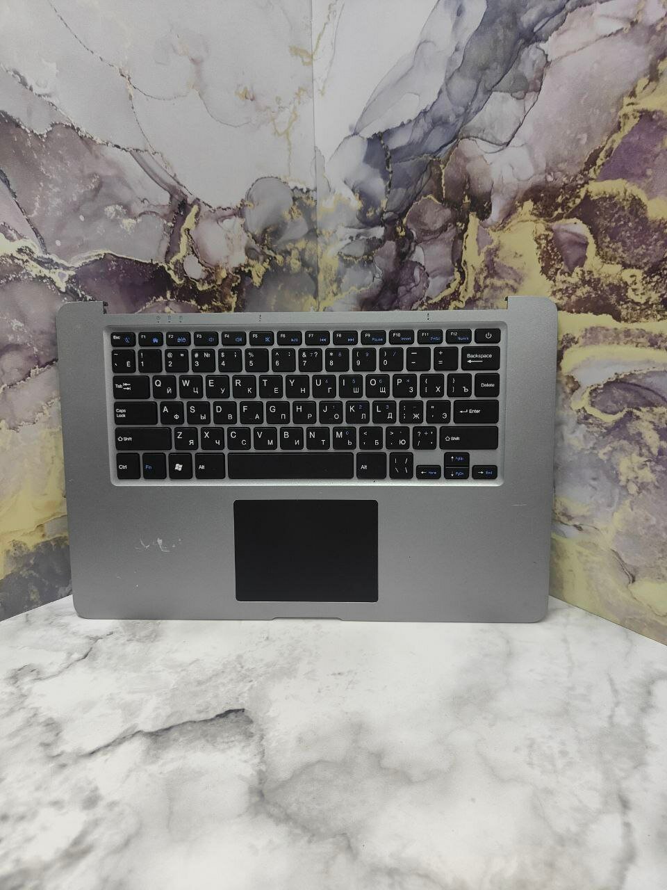 Клавиатура с топкейсом Prestigio Smartbook 141A снятая с разбора Серый