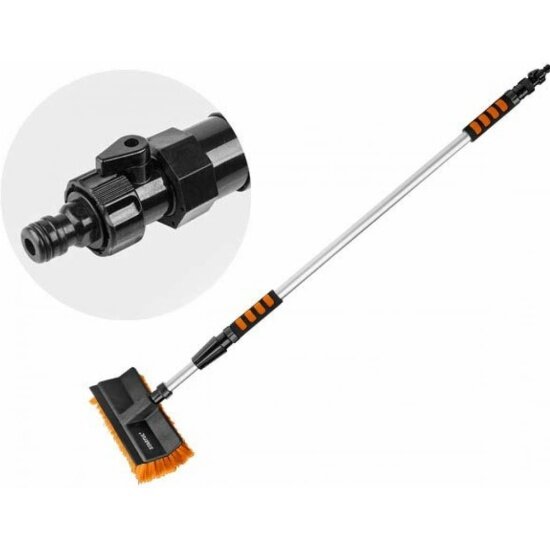 Щетка для мытья Startul PROFI 25-207см телескоп. с подачей воды ST9077-02