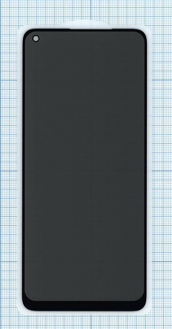 Защитное стекло Privacy "Анти-шпион" для Realme X7 Pro