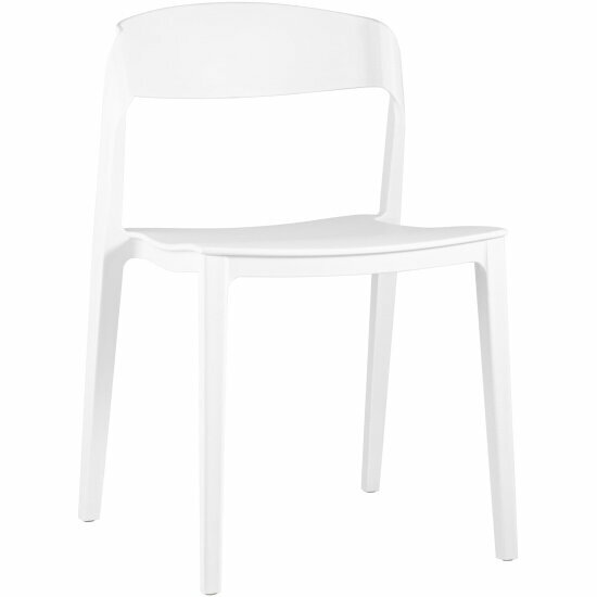 Стул обеденный Stool Group Moris, пластик белый