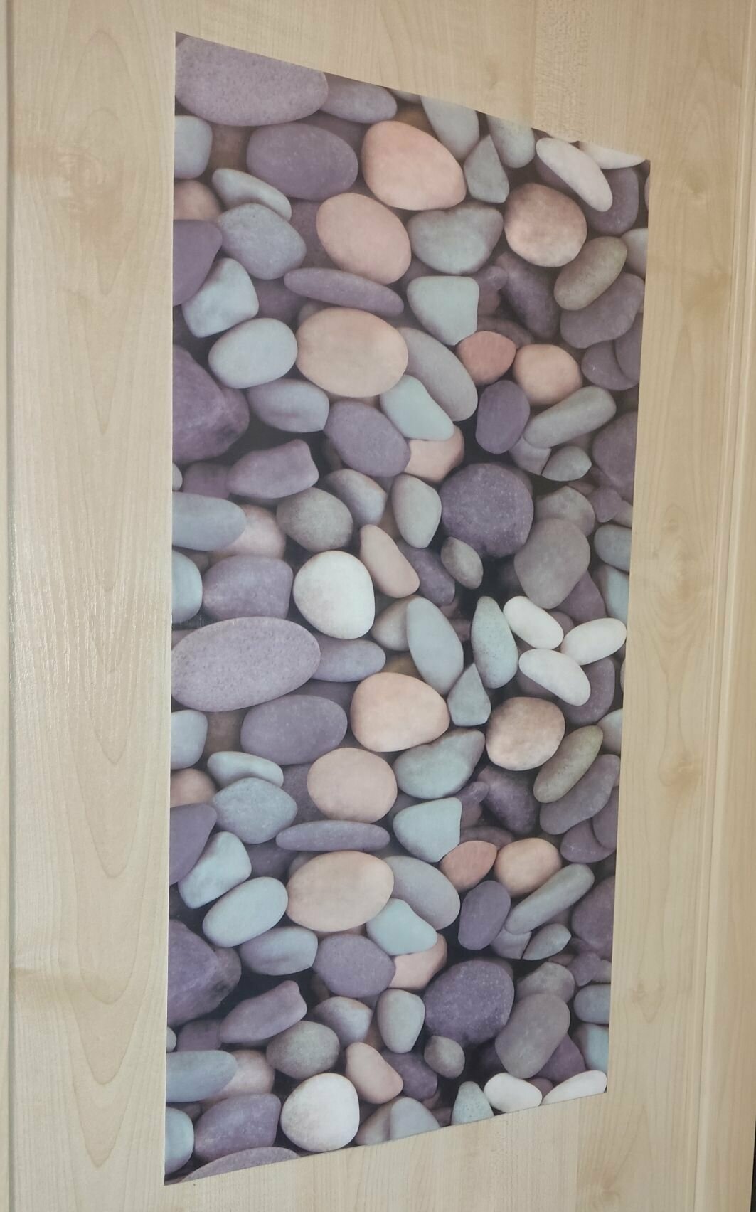 Панель самоклеящаяся стеновая 3D "Камень галька" 30х60см (6шт в уп.)