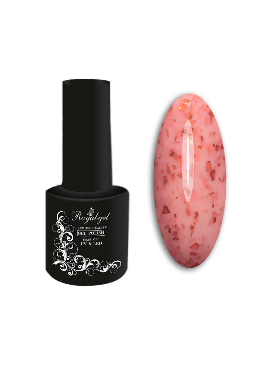 База Royal-gel камуфлирующая "POTAL ROYAL" с поталью 5 мл. РB2116