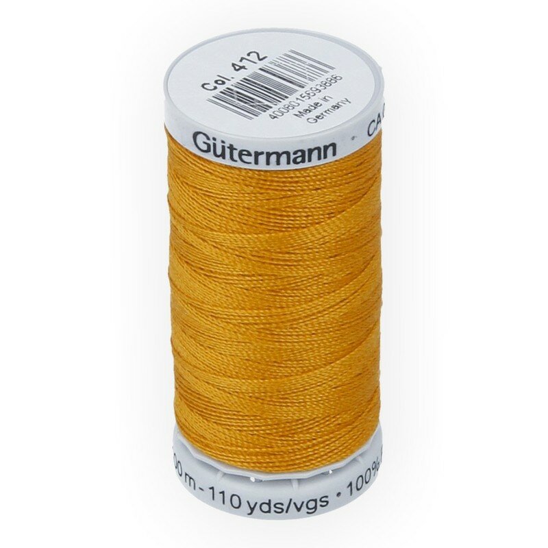 Нитки швейные "GUETERMANN" суперпрочные M 782 100 м 109.36 я №412 охра