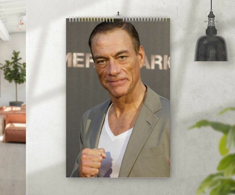 Перекидной календарь Jean-Claude Van Damme, Жан-Клод Ван Дамм №32, А3