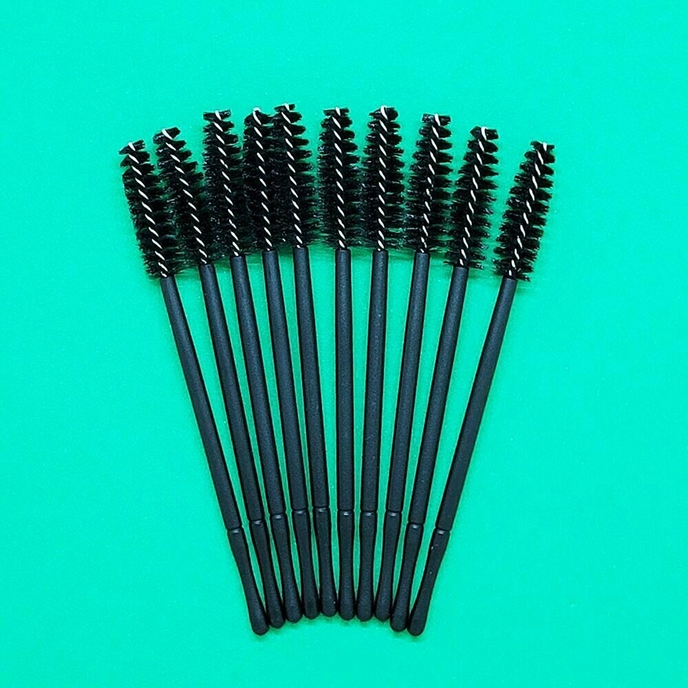 Щеточки для бровей и ресниц одноразовые щетиной из нейлона, двухмесячный набор 60 штук